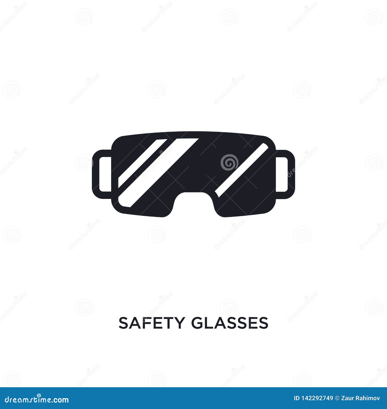 Safety Glasses Isolated Icon. Simple Element Illustration from Winter ... Safety Glasses Isolated Icon. Simple Element Illustration from Winter ...