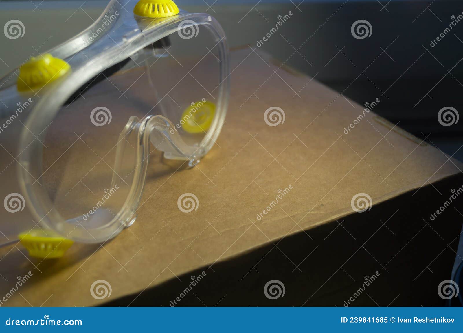 Safety Glasses. Personal Eye Protection in Production and Construction ...