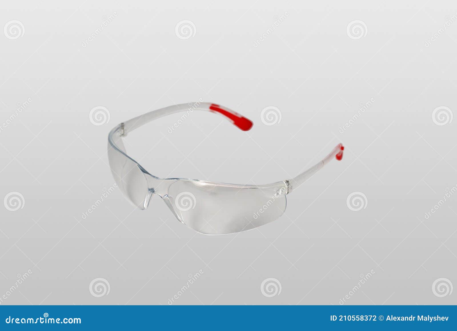 Safety glasses transparent stock photo. Image of safety - 210558372