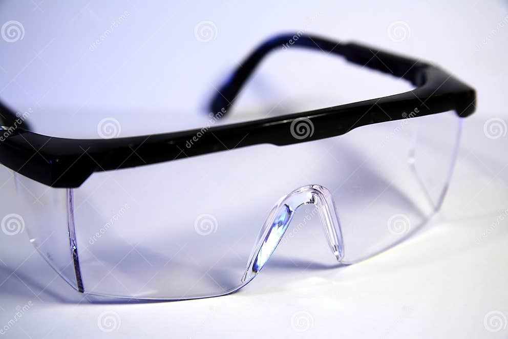 Safety glasses on white stock image. Image of lense, workplace - 3562235