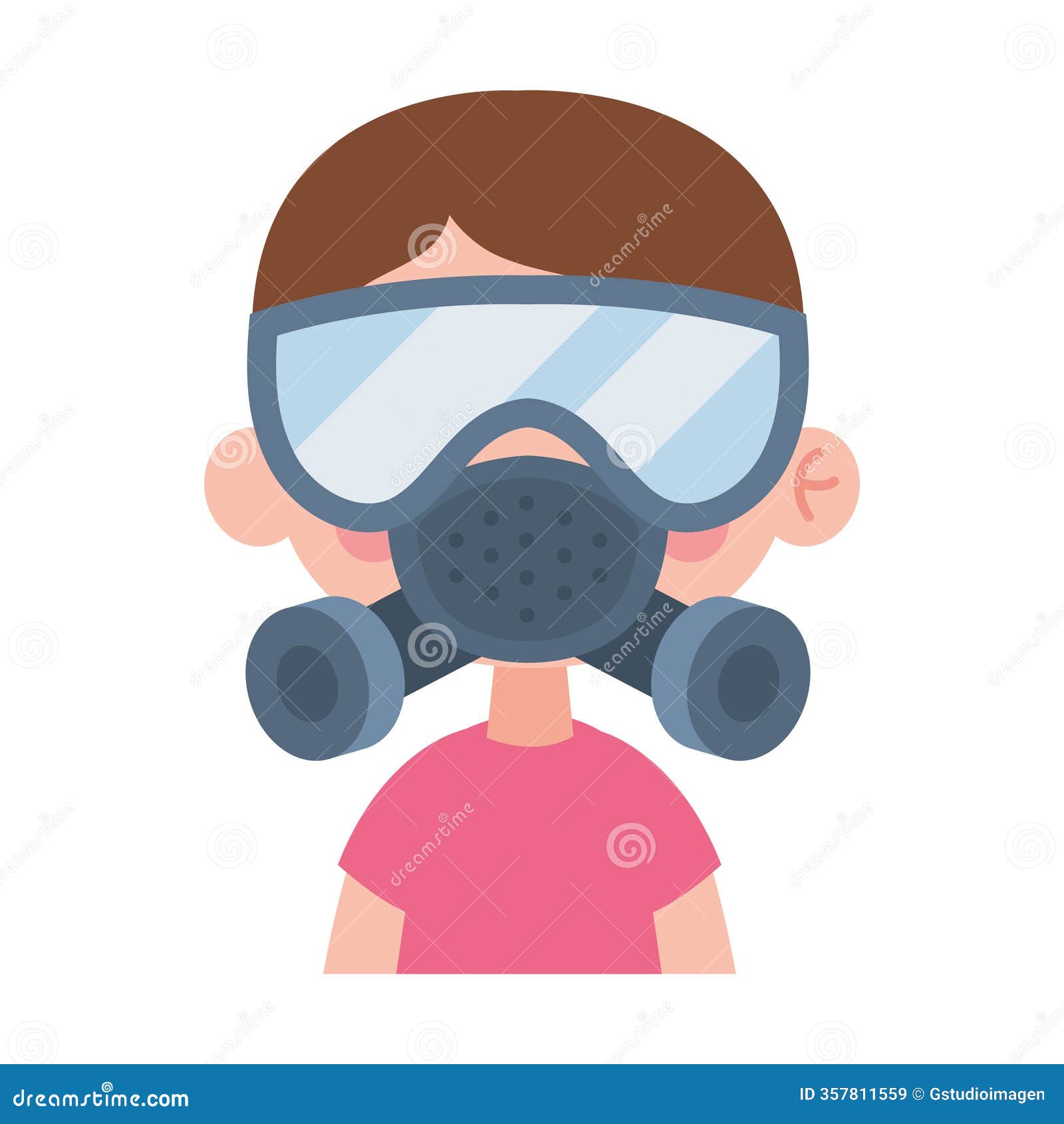 Lab Safety Goggles Cartoon Vector Illustration | CartoonDealer.com ...