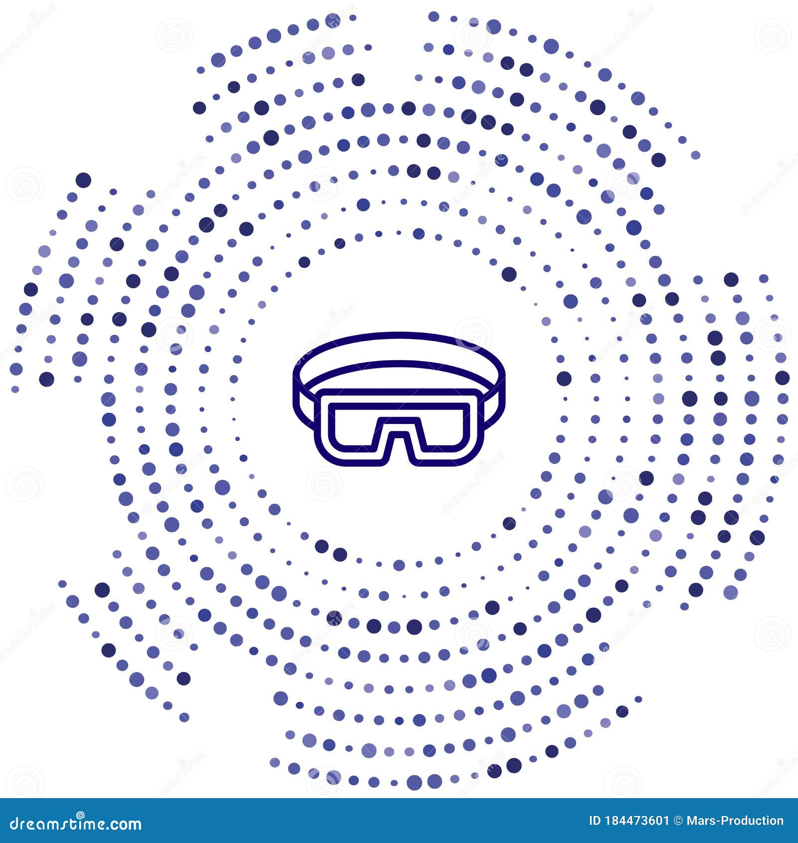 Safety Goggles Vector Icon. Safety Goggles Editable Stroke Stock Vector ...