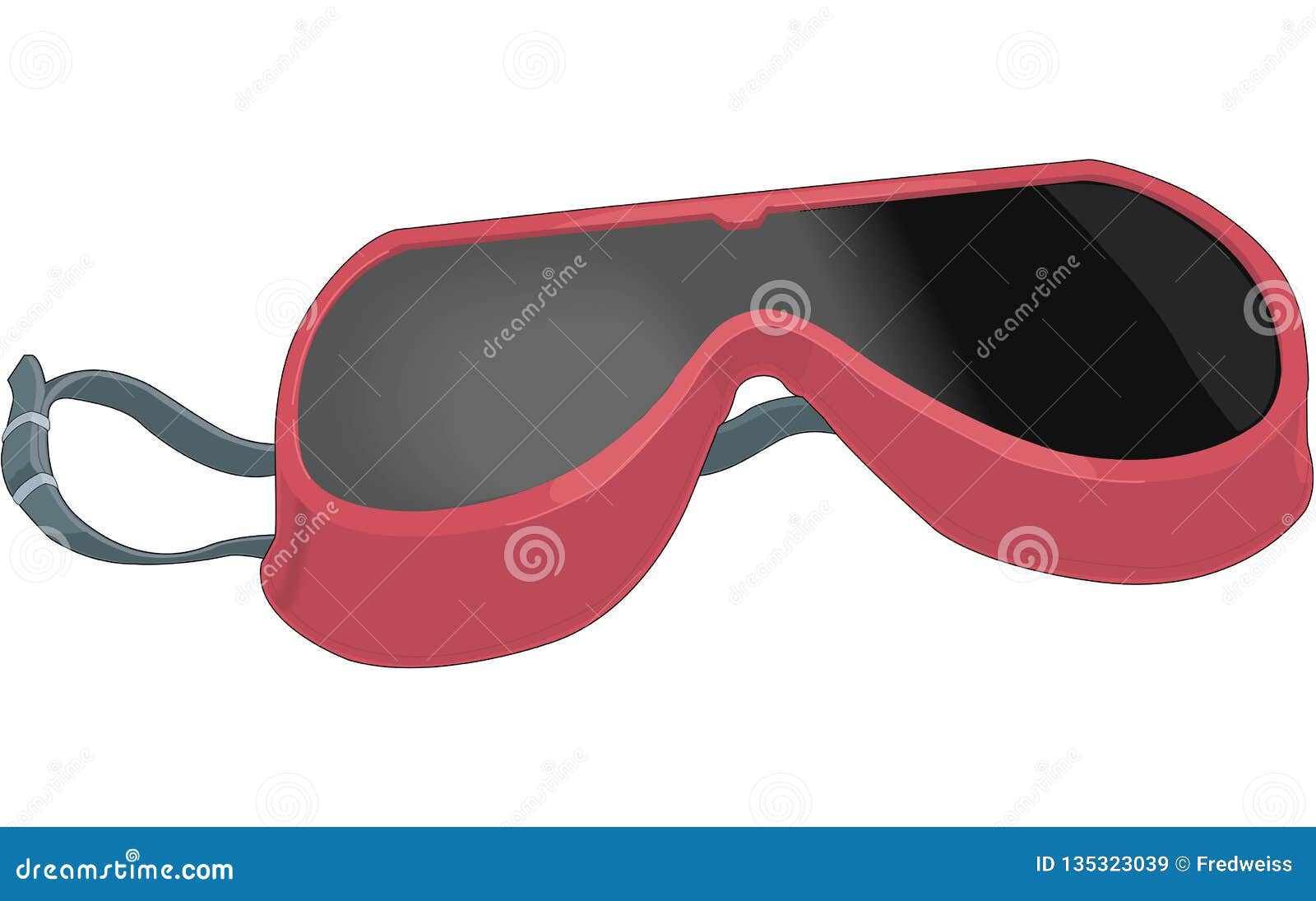 Safety Goggles Vector Illustration Stock Vector - Illustration of ...
