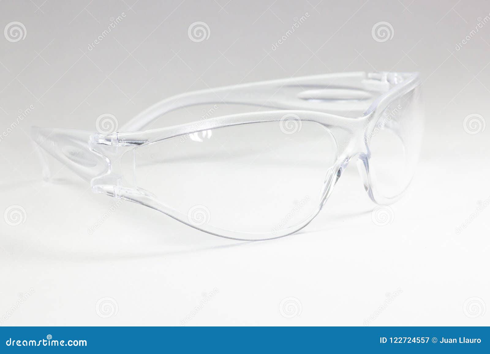 Safety Goggles on a White Table Ready for Use Stock Image - Image of ...