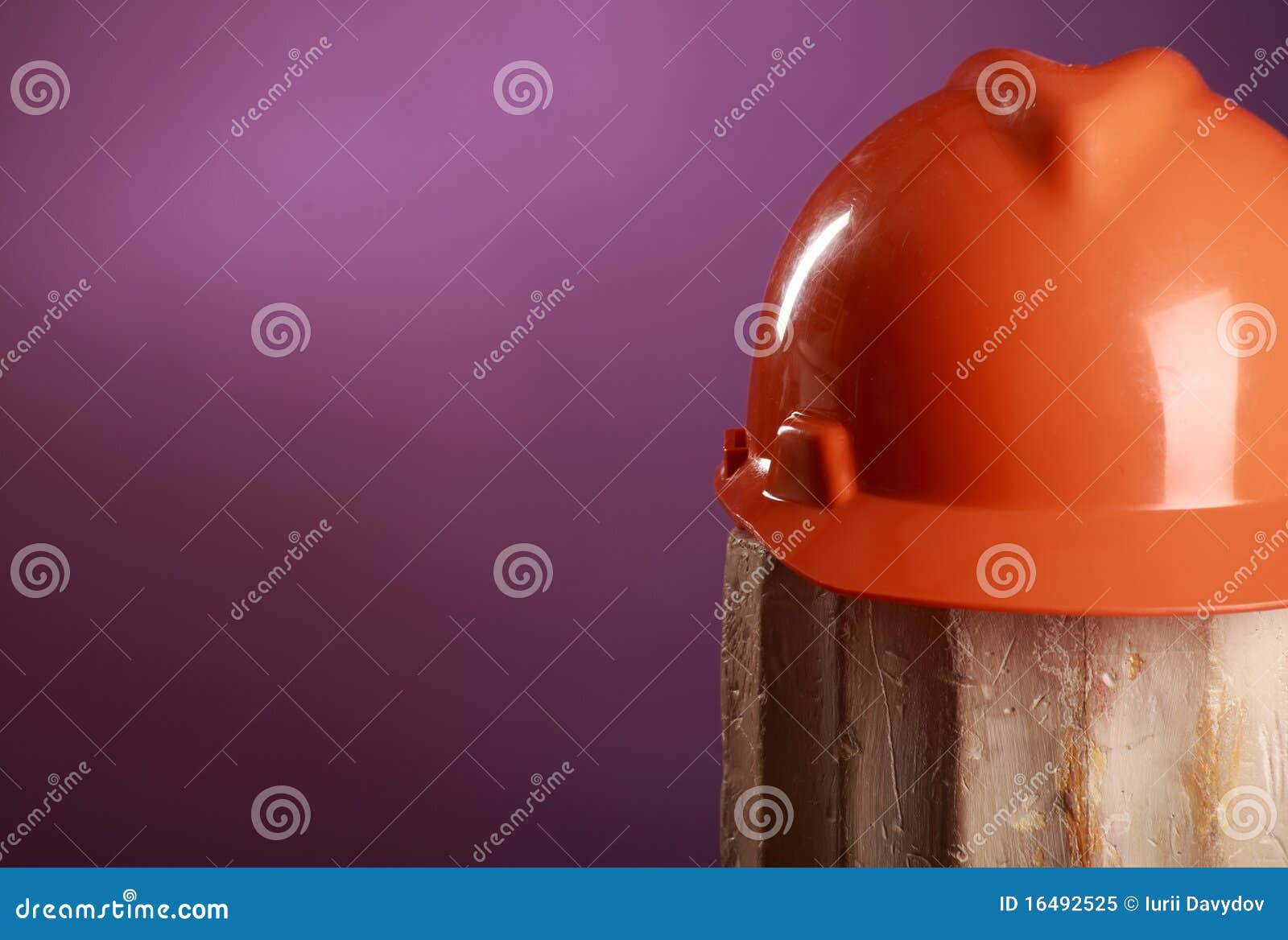 Safety Helmet on a Purple Background Stock Image - Image of danger ...