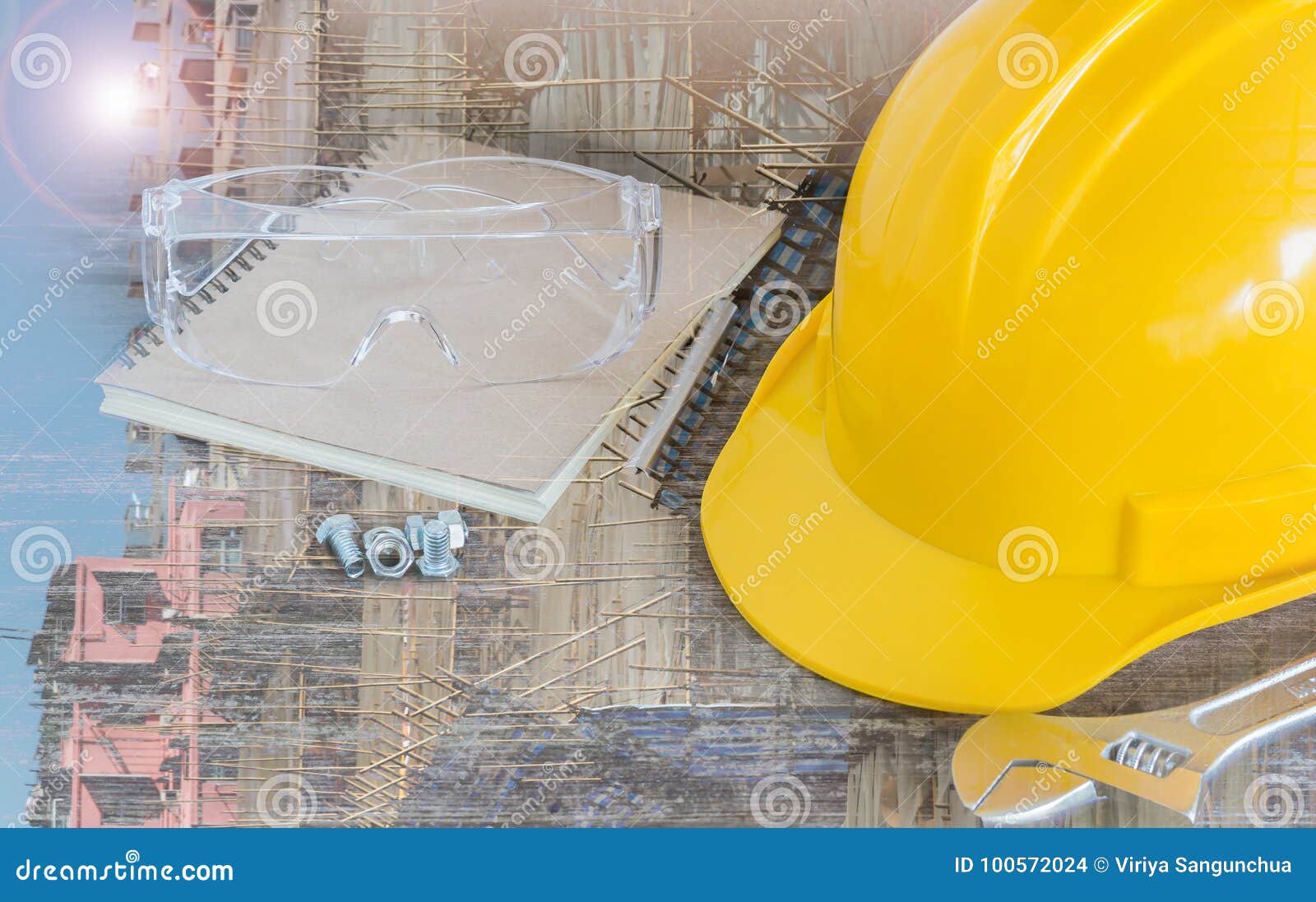 Safety Helmet for Technicians Stock Photo - Image of engineer, labor ...