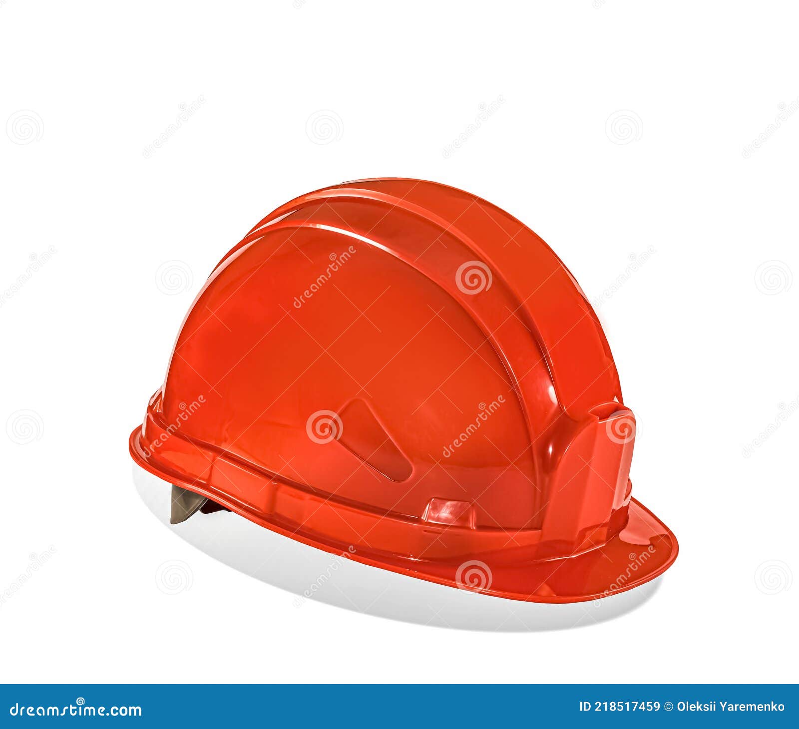 A safety helmet for work. stock image. Image of protection - 218517459