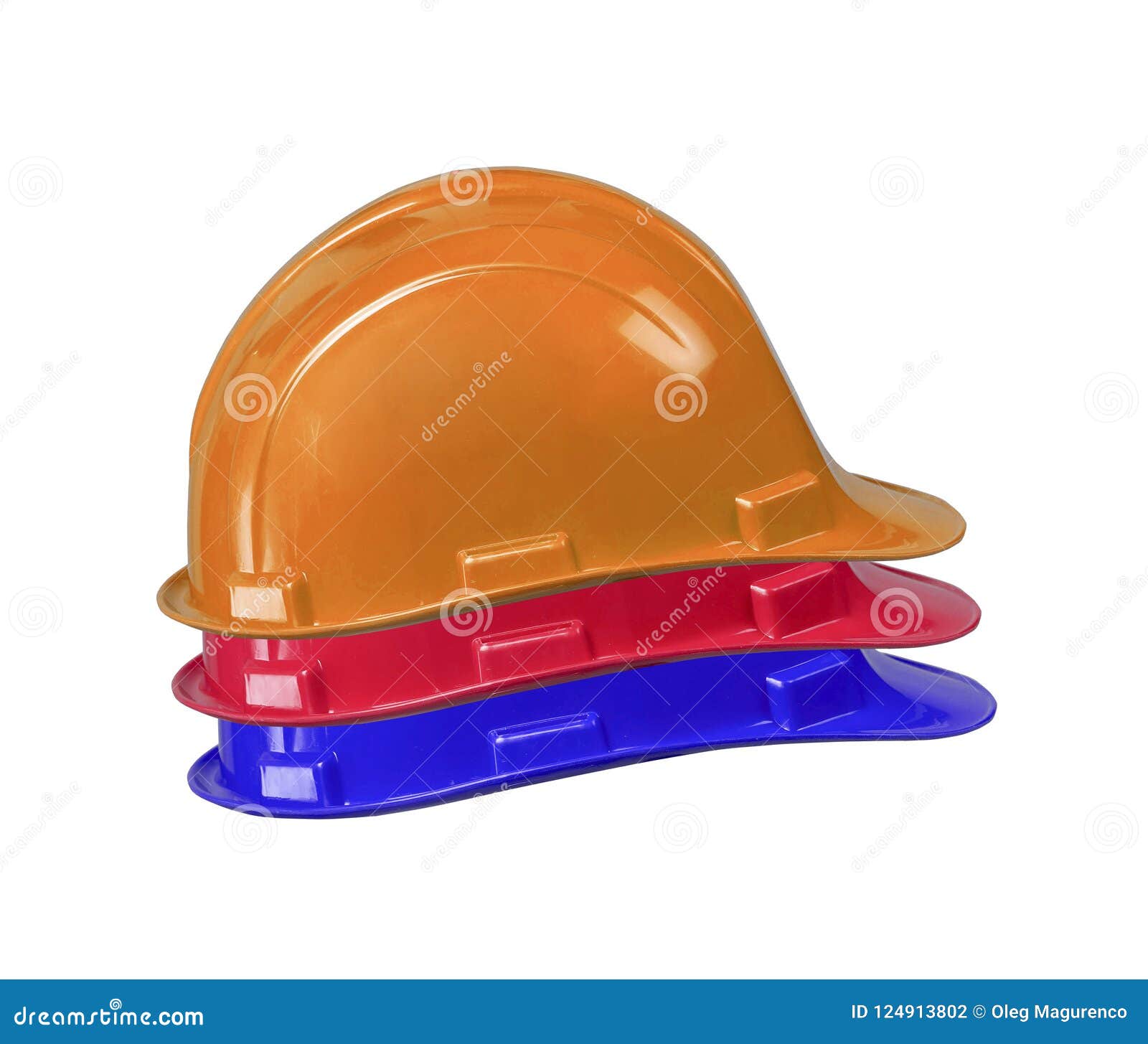 Safety helmets stock photo. Image of employee, safe - 124913802