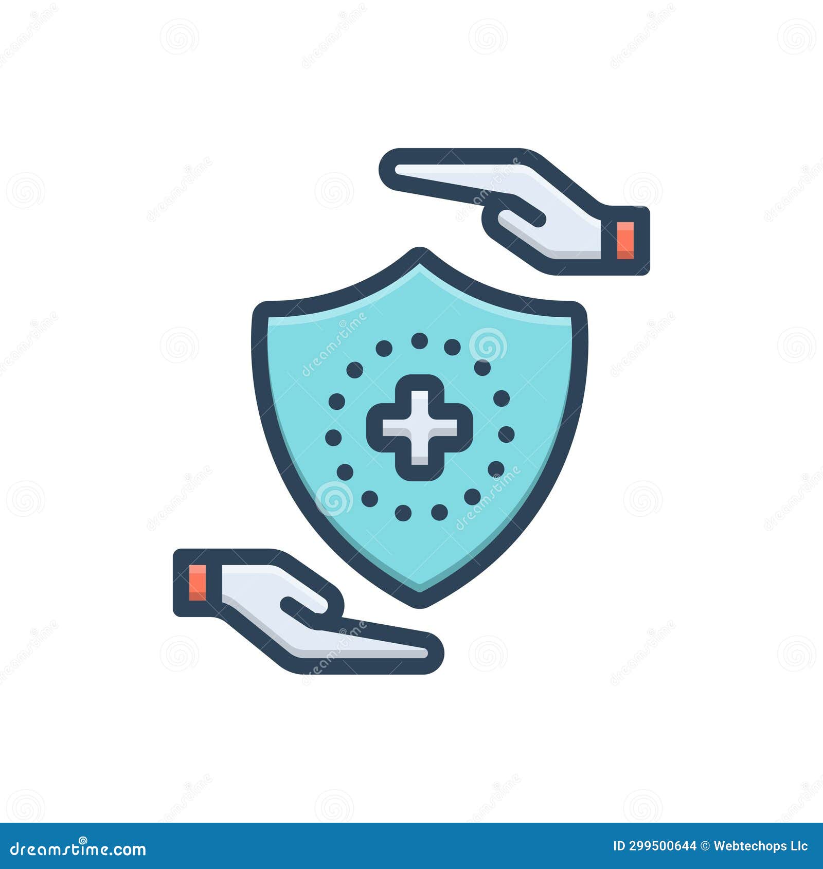 Color Illustration Icon for Safety, Protect and Reliable Stock Vector ...