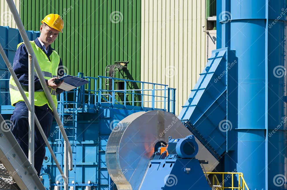 Safety inspector stock image. Image of electro, power - 21426149