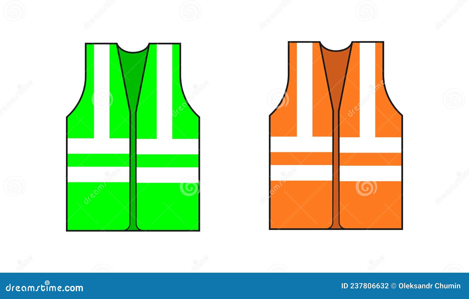 Safety Jacket Security Icon. Vector Stock Vector - Illustration of ...