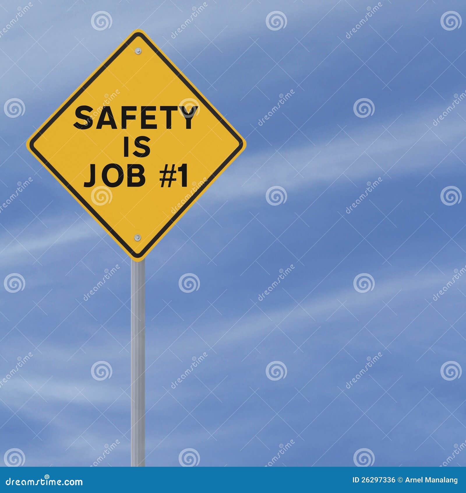 Safety is Job No. 1 stock photo. Image of space, safe - 26297336