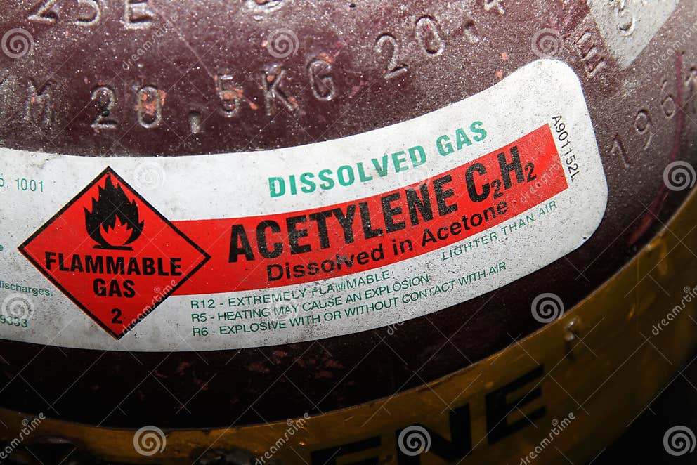 Safety label. stock image. Image of acetone, label, engineering - 13402625