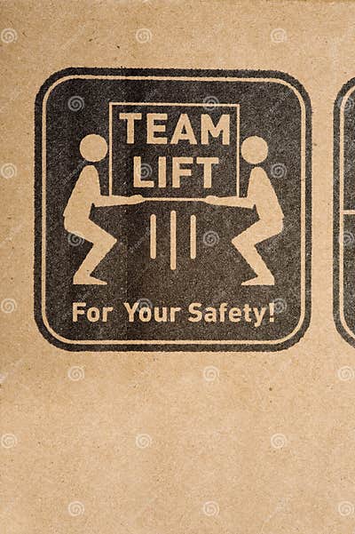 Safety Label on Box stock illustration. Illustration of safey - 6741891