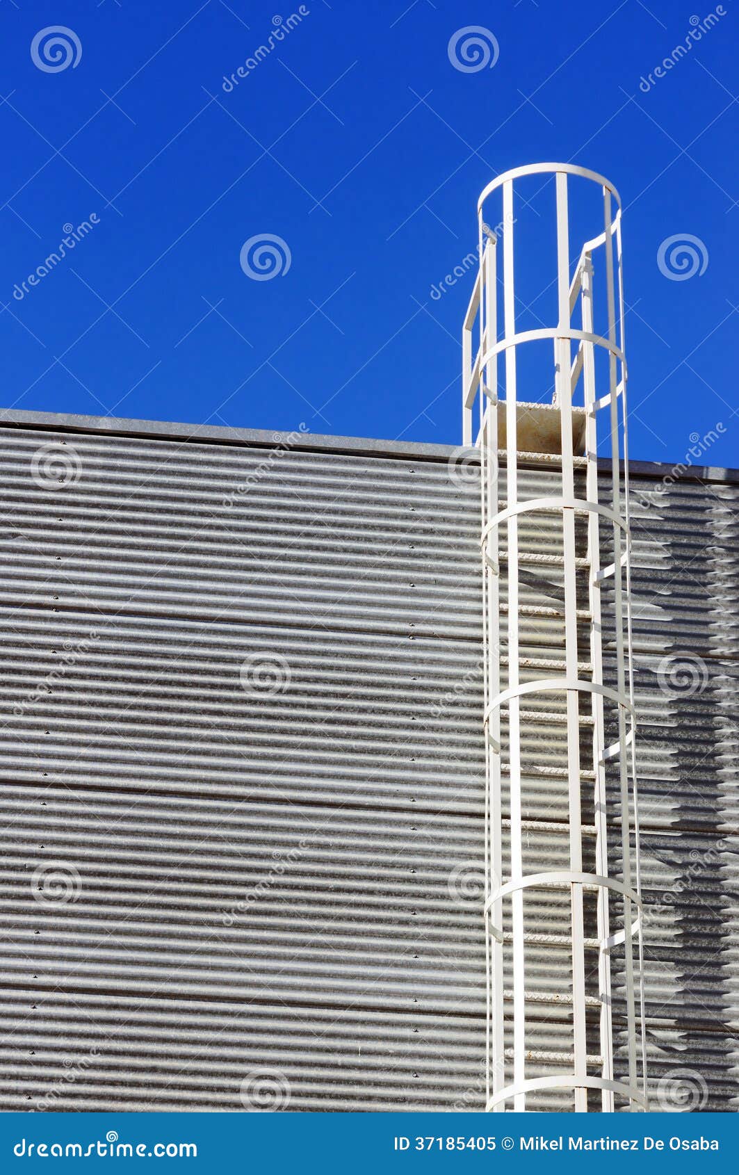 Safety ladder stock image. Image of facade, exterior - 37185405