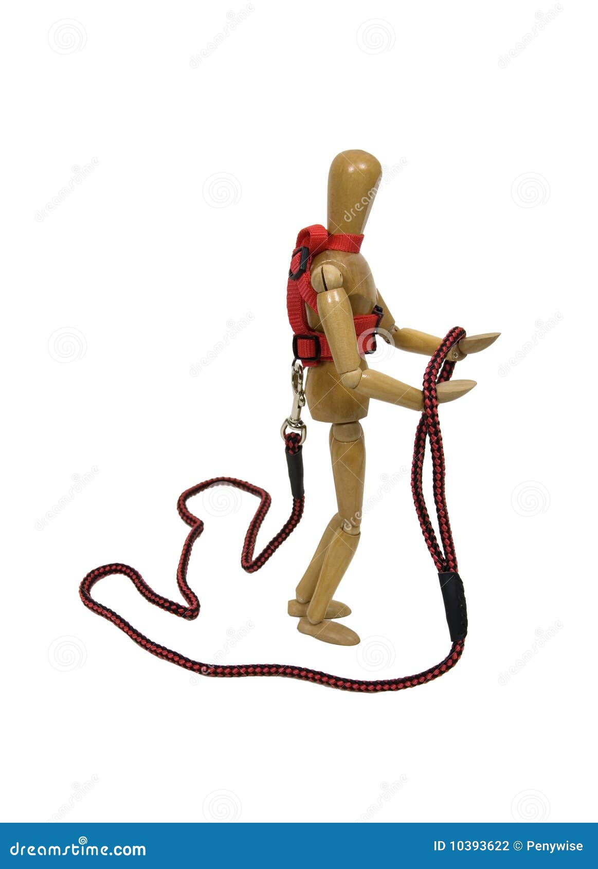 Safety Line of Self Support Stock Photo - Image of strength, buckled ...