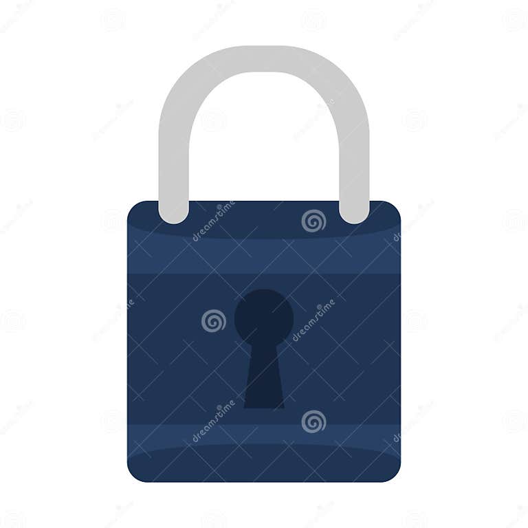 Safety lock icon stock illustration. Illustration of icon - 74107162