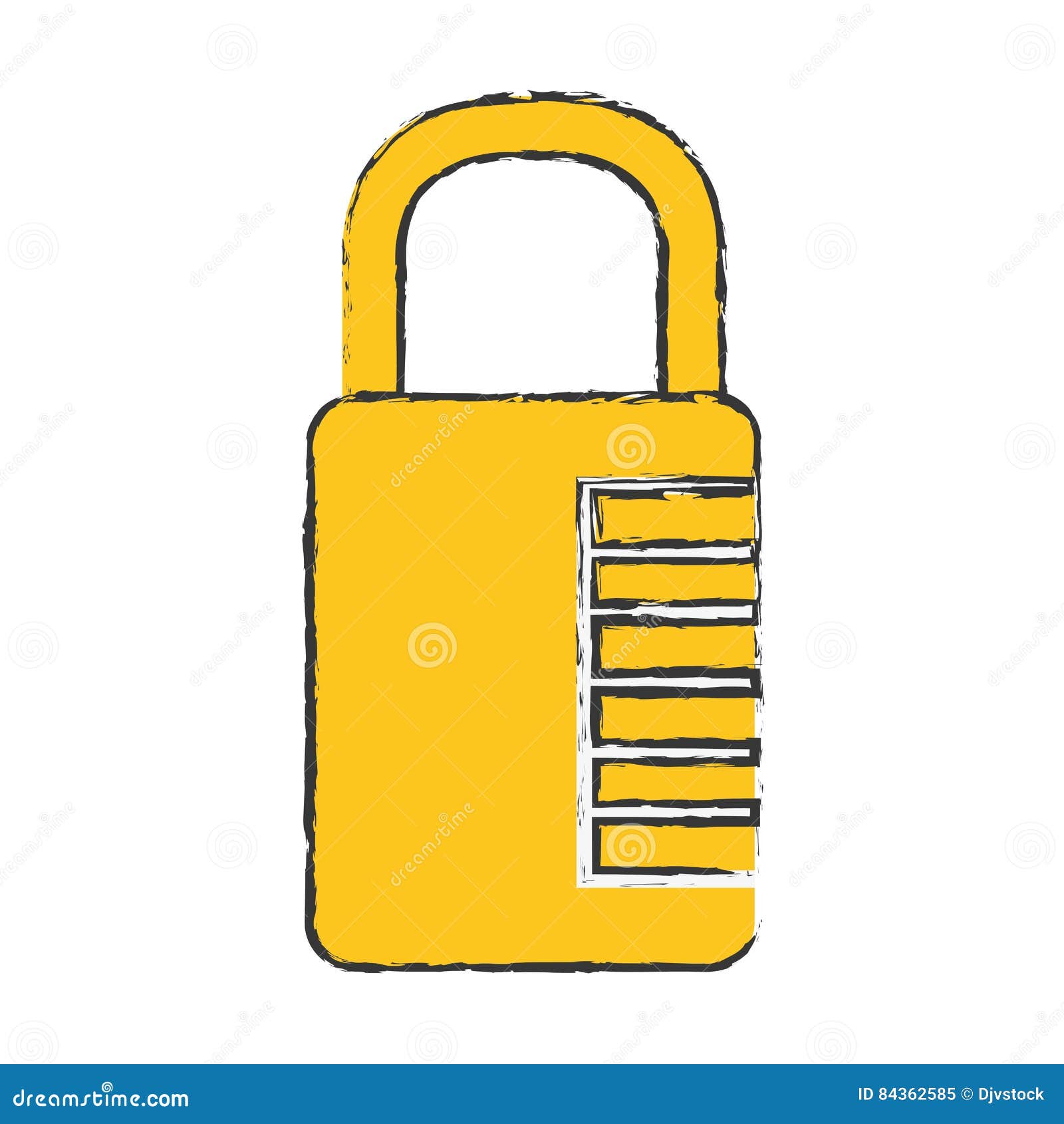 Safety lock icon image stock illustration. Illustration of password ...