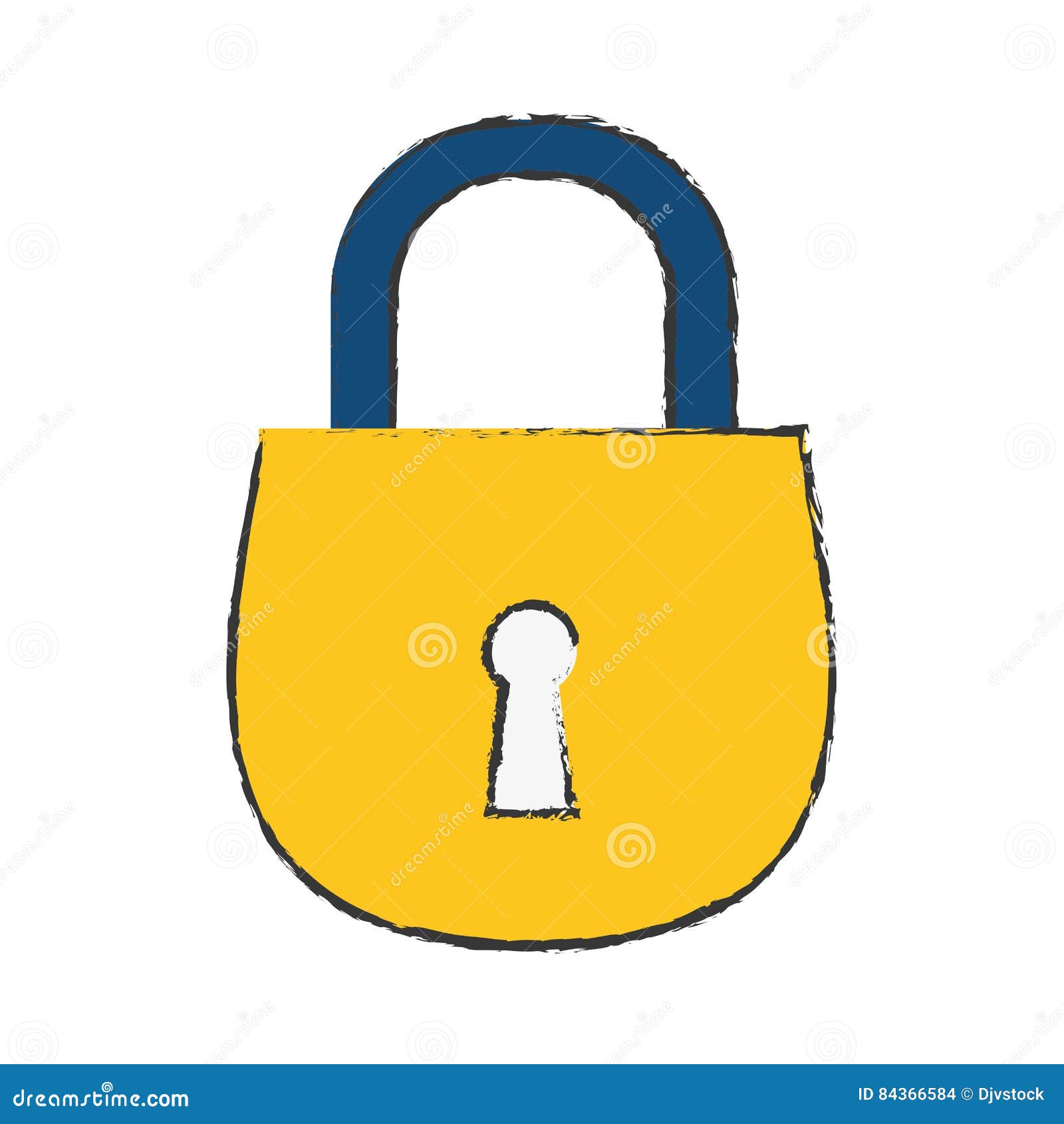 Safety lock icon image stock illustration. Illustration of secret ...