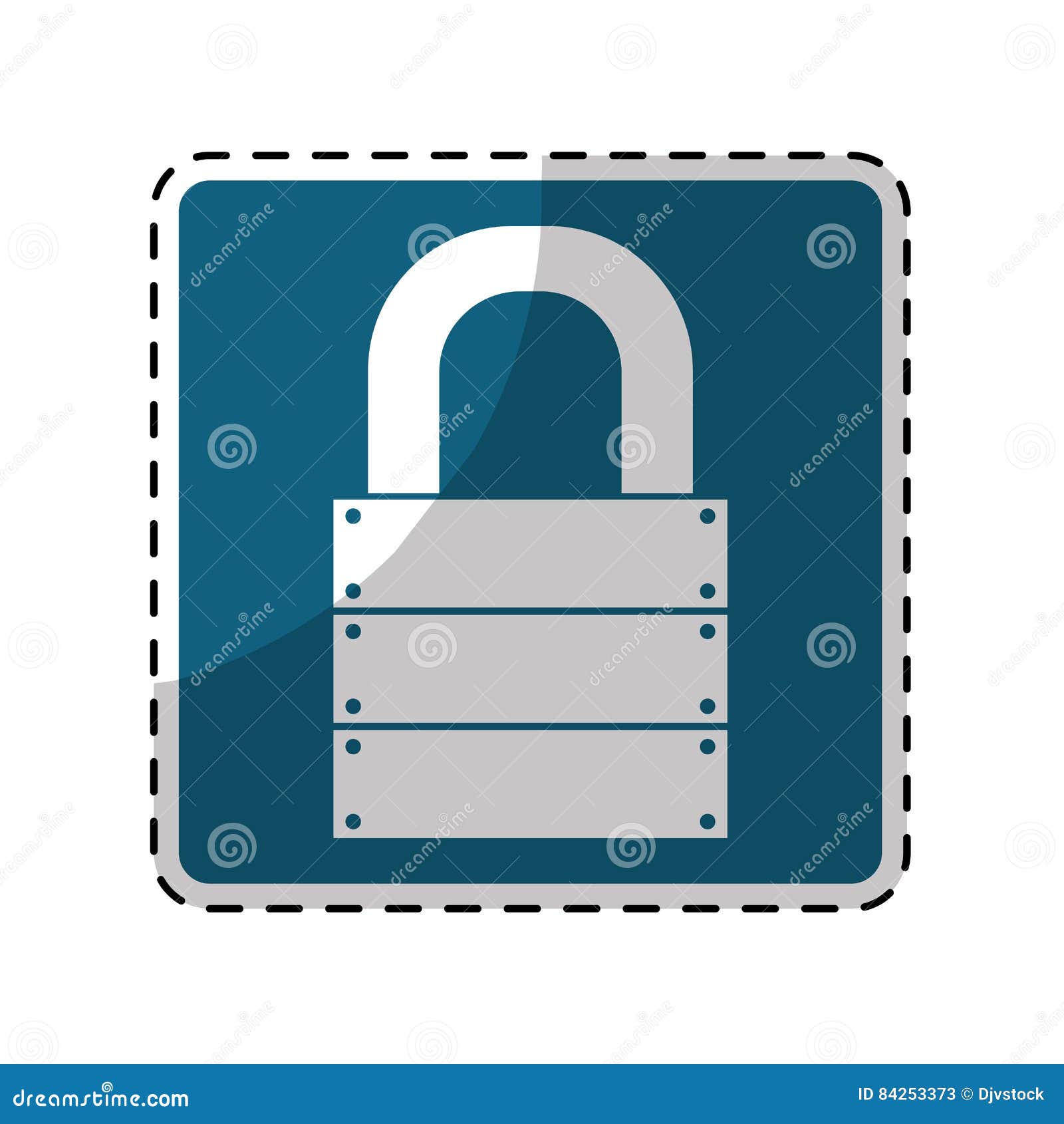 Safety lock icon image stock illustration. Illustration of computer ...