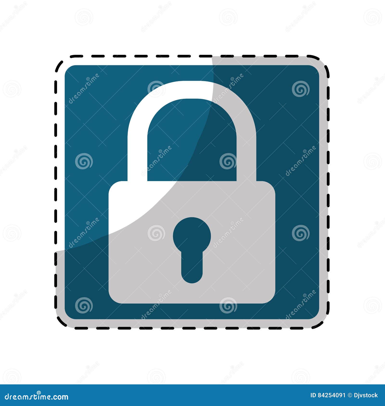 Safety lock icon image stock illustration. Illustration of computer ...