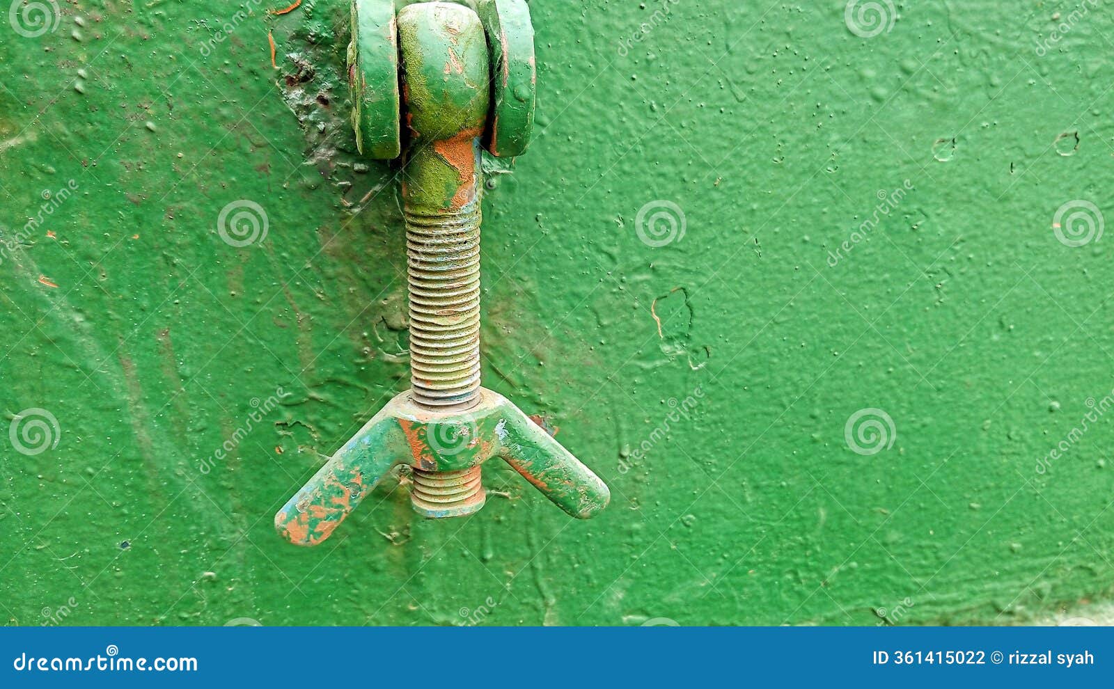 Safety Lock on the Tank Loading Hole in the Open Position Stock Photo ...