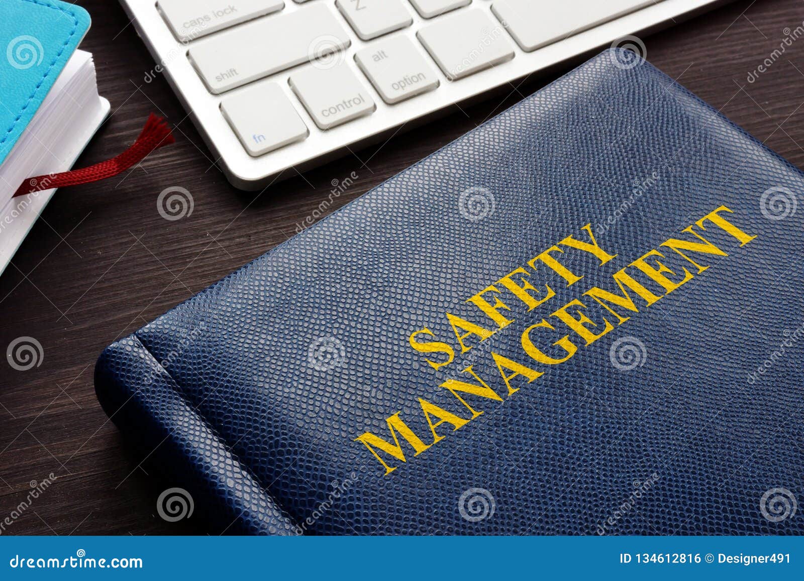 Safety Management Book and Keyboard Stock Photo - Image of training ...