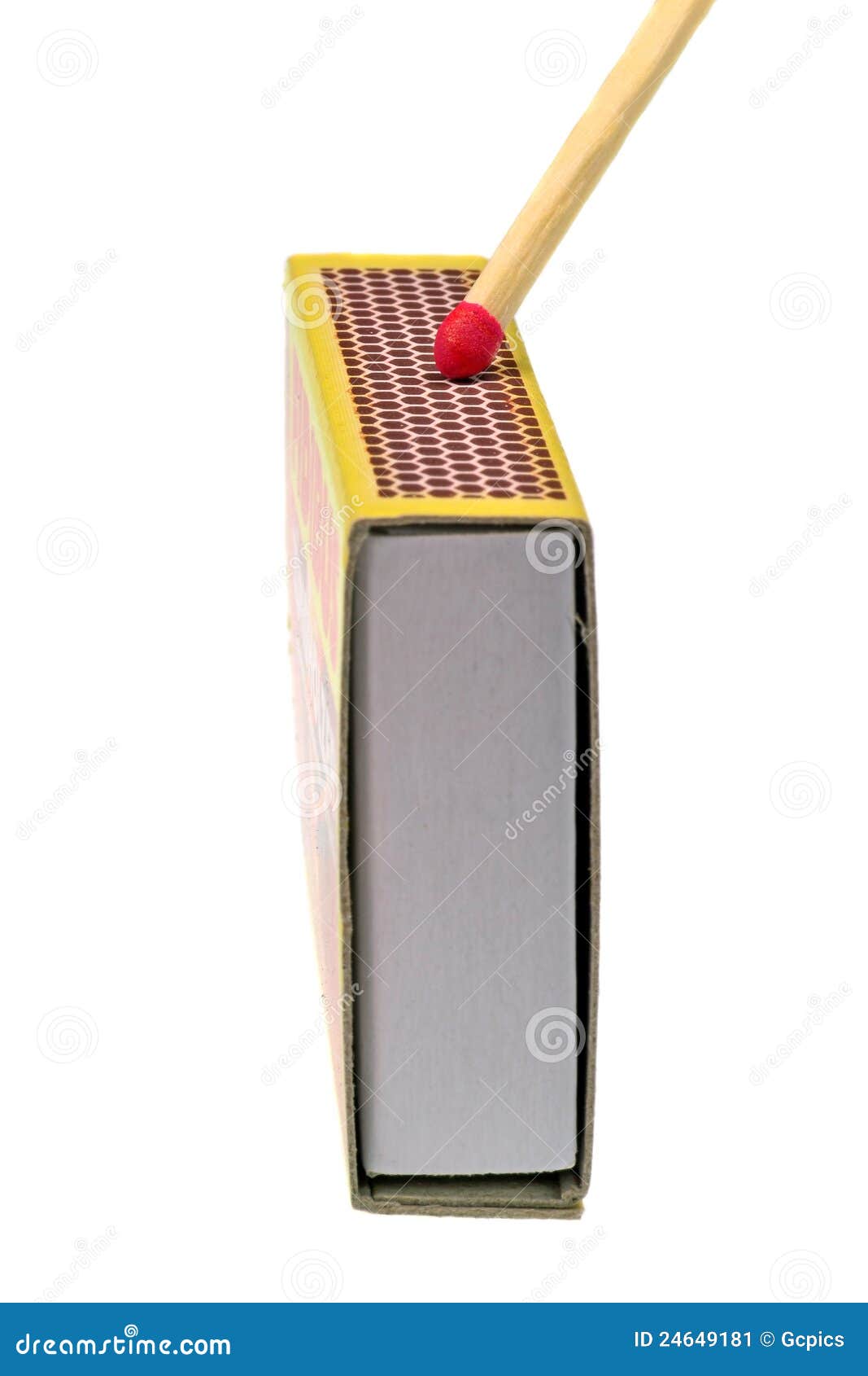 A safety match stock image. Image of ignite, macro, matchbox - 24649181