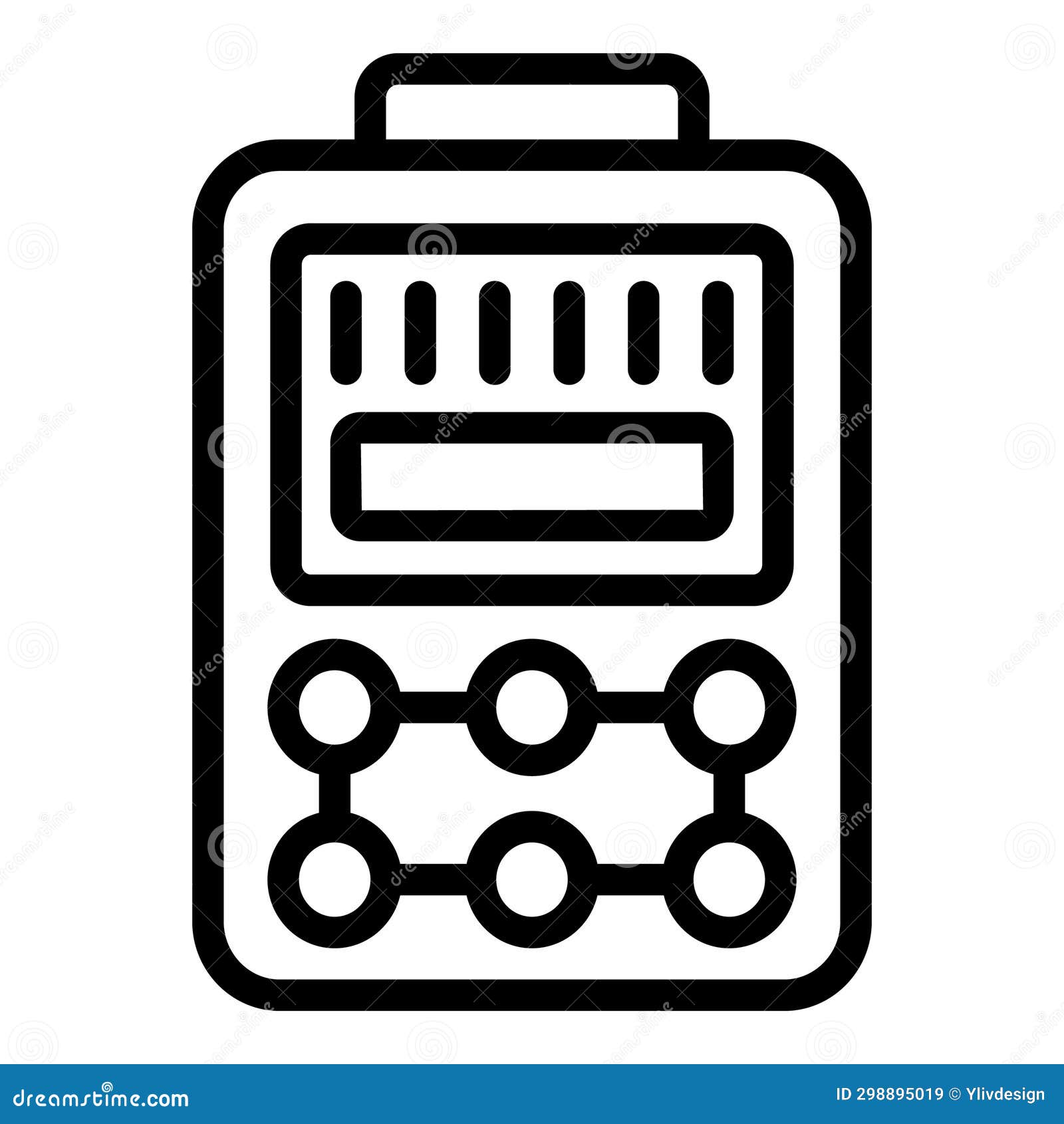 Safety Multi Sensor Icon Outline Vector. Valve Toxic Digital Stock ...