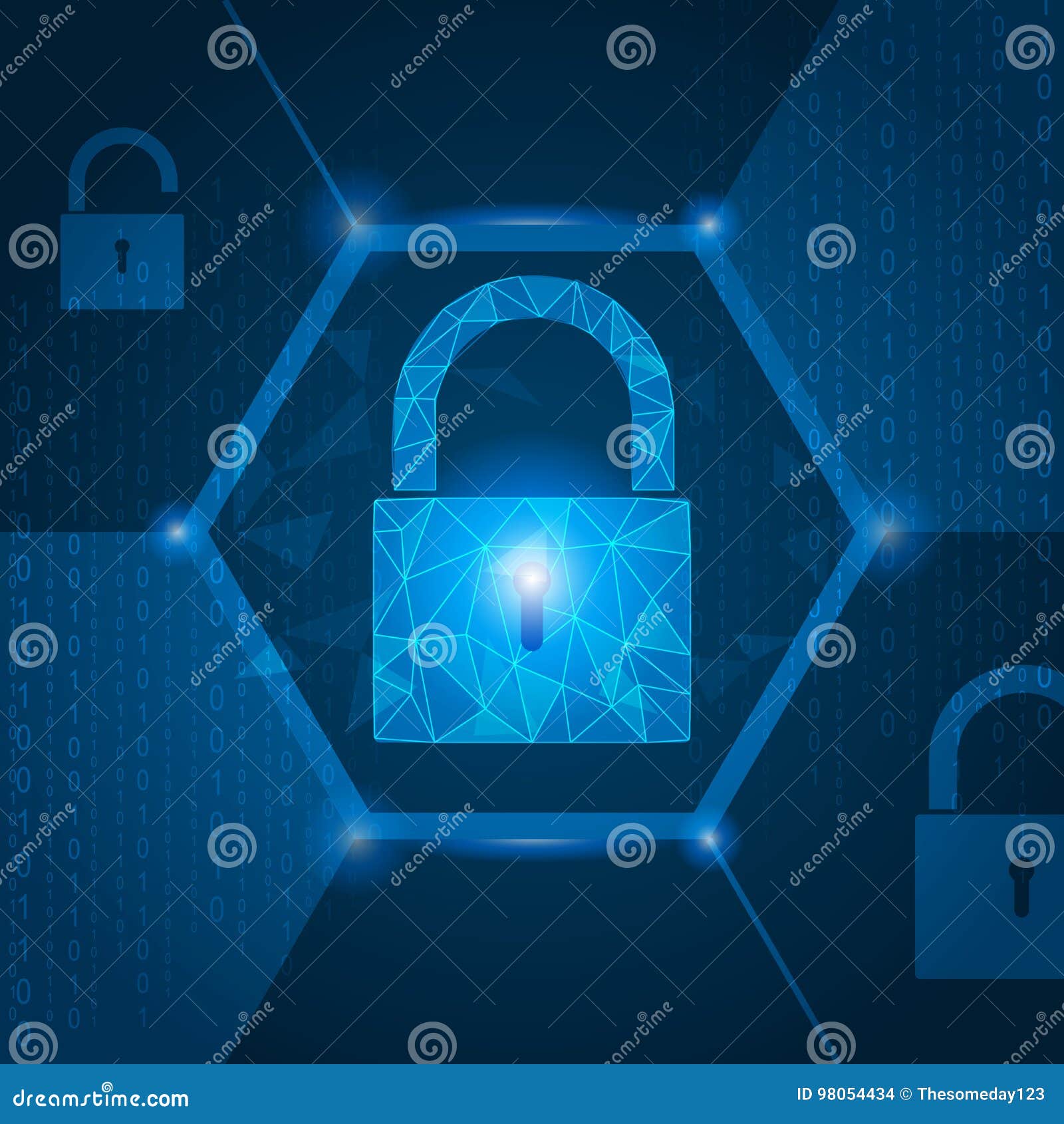 Safety Network Security Concept Stock Vector - Illustration of ...