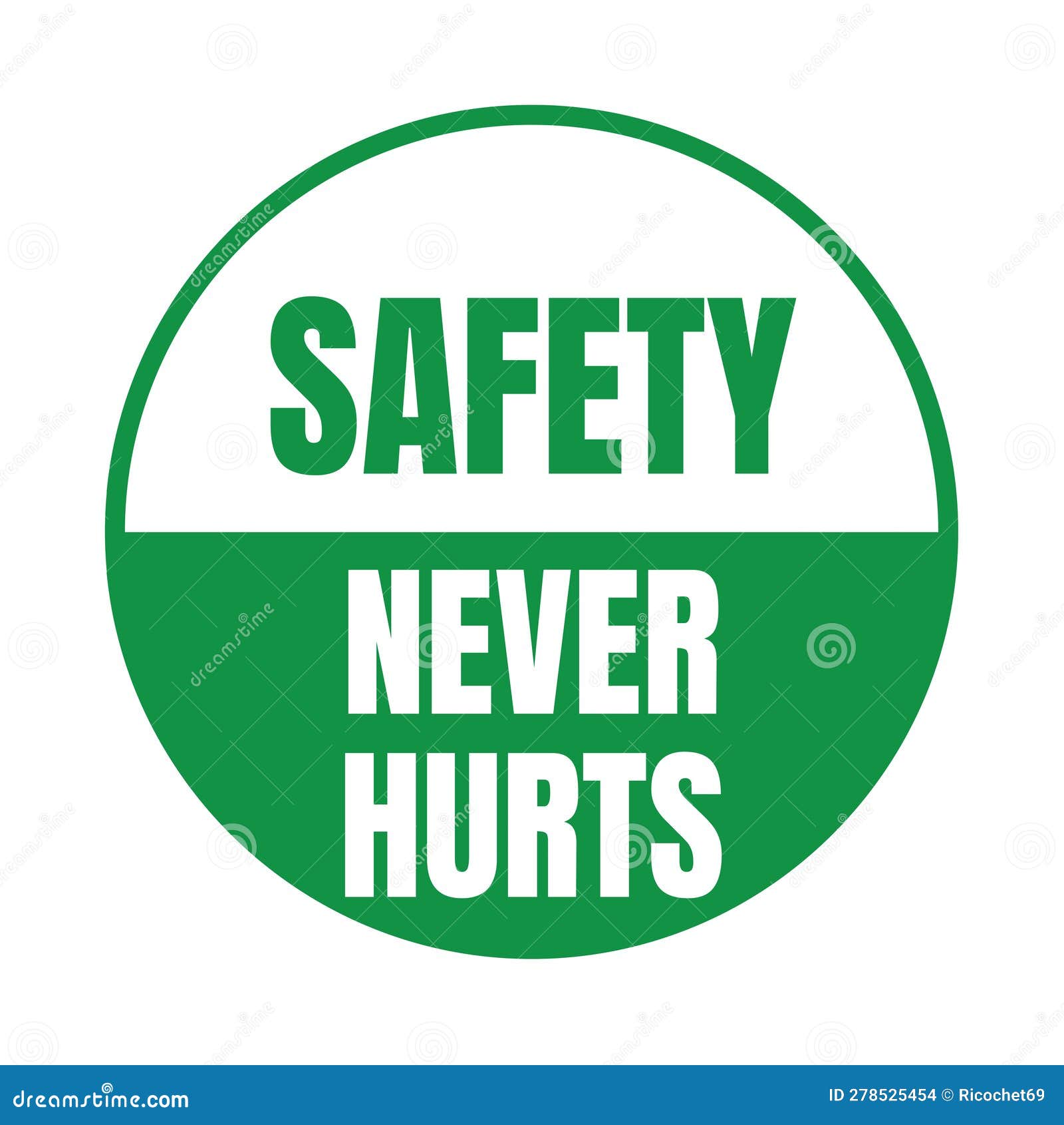 Safety Never Hurts Symbol Icon Stock Illustration - Illustration of ...