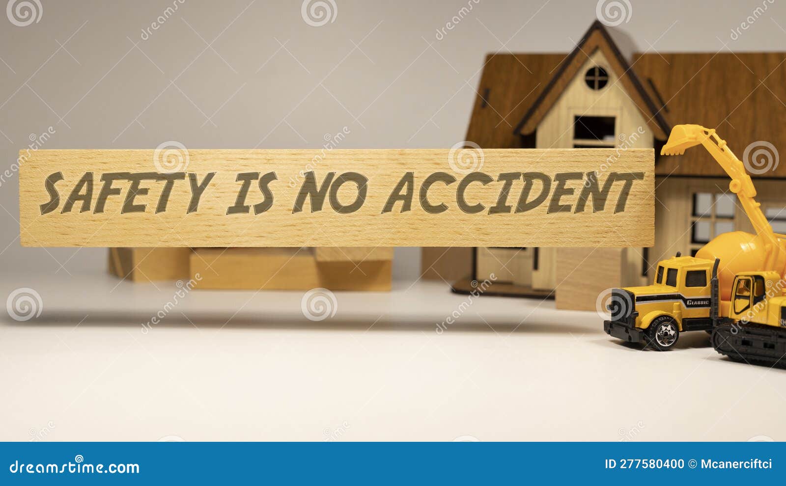 Safety is No Accident. Written on Wooden Surface Stock Photo - Image of ...