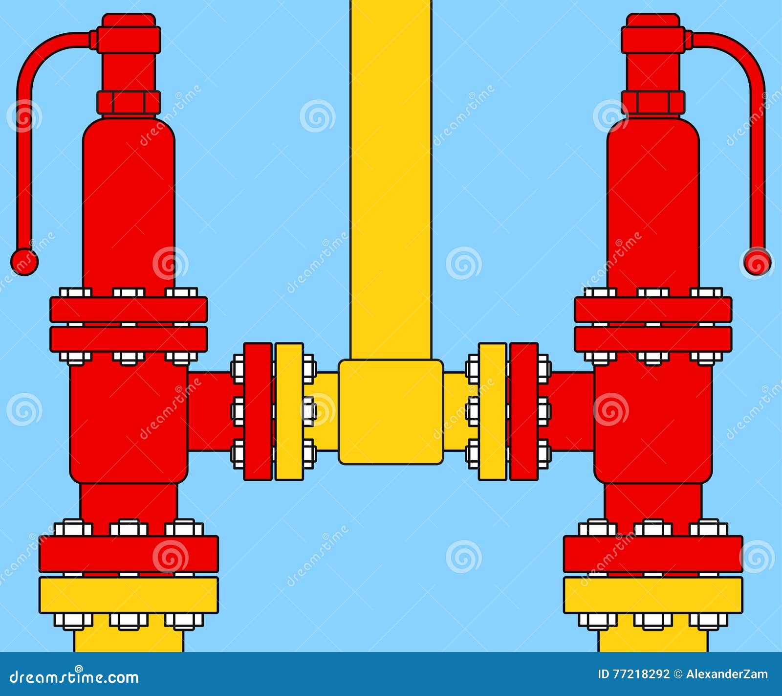 Safety Valves Stock Illustrations – 355 Safety Valves Stock ...