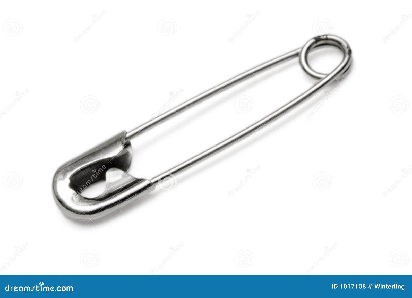 Safety Pin stock photo. Image of accessories, silver, metallic - 1017108