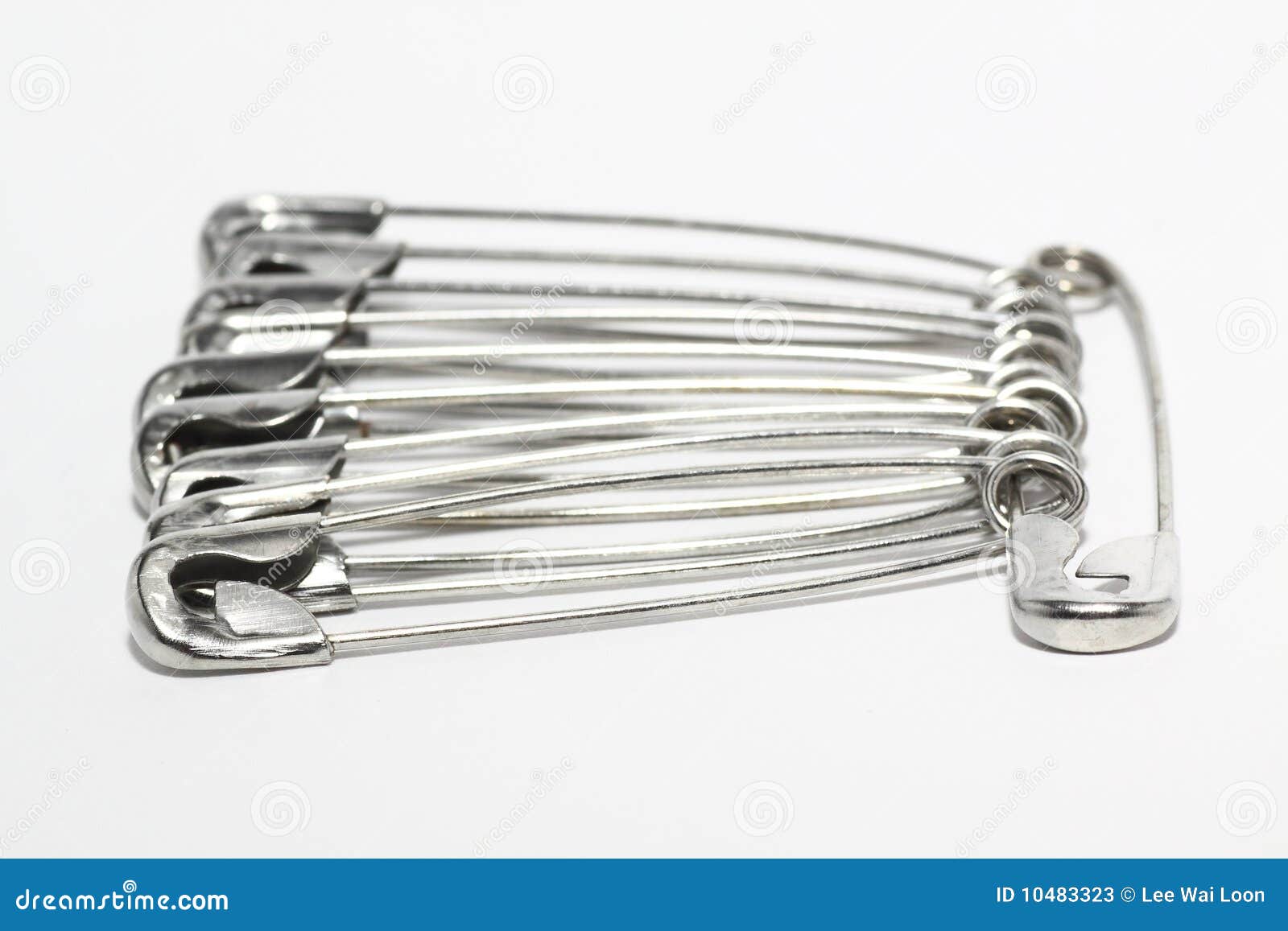 Safety pin stock image. Image of metaphor, accessories - 10483323
