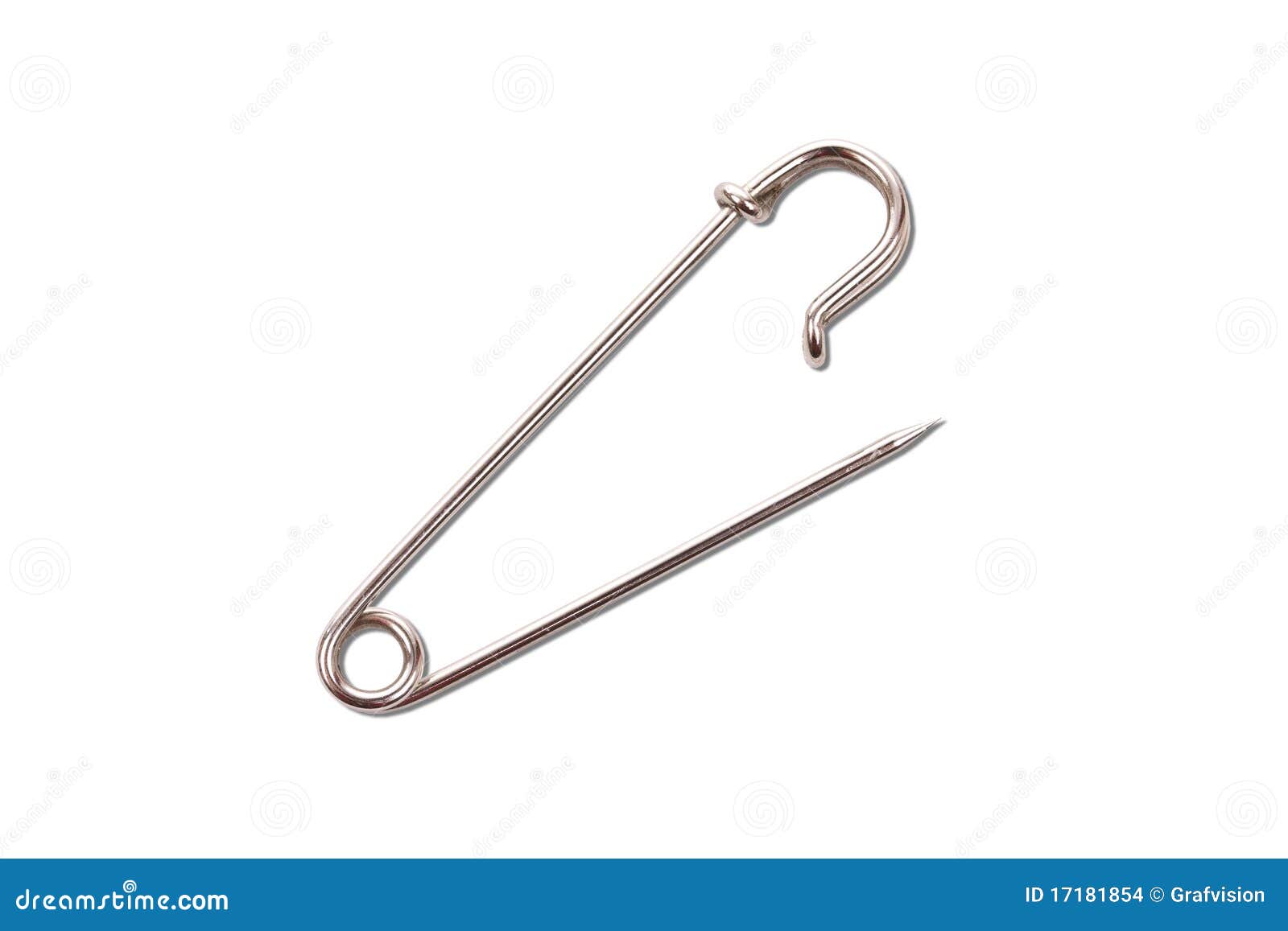 Safety pin stock photo. Image of fixate, closure, clamp - 17181854
