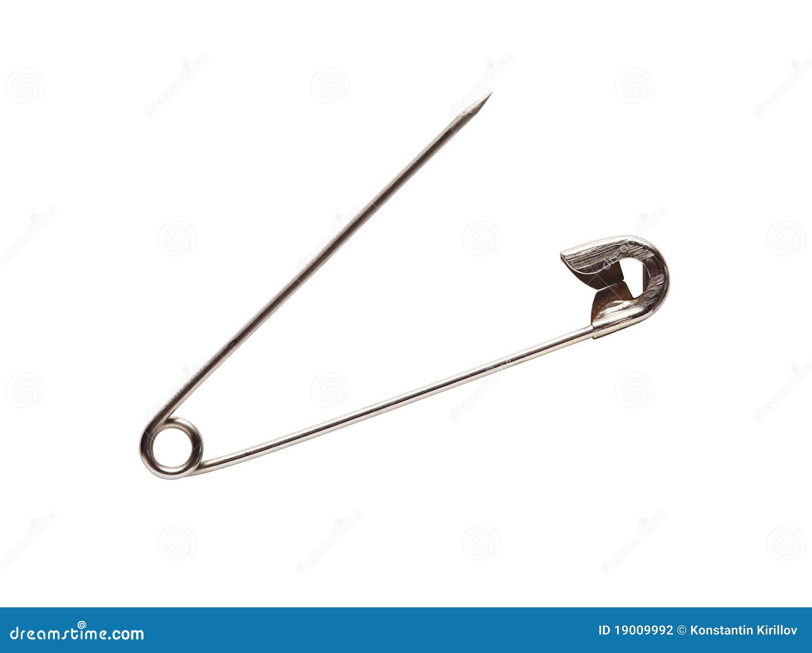 Safety Pin stock photo. Image of attached, steel, items - 19009992