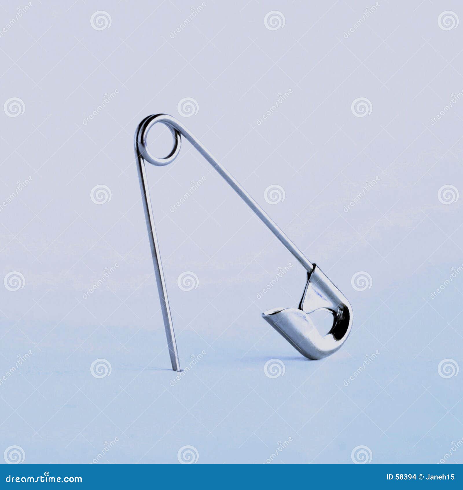 Safety pin stock photo. Image of medical, coil, open, upright - 58394