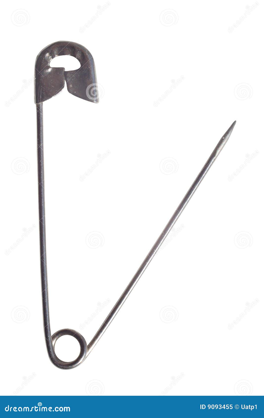 Safety pin stock image. Image of shiny, acute, sharp, domestic - 9093455