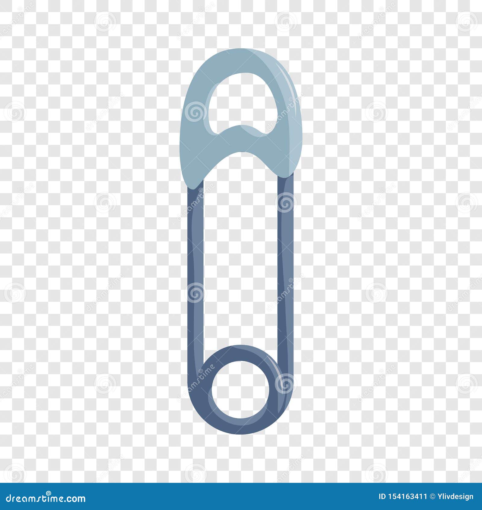 Safety Pin Icon, Cartoon Style Stock Vector - Illustration of cartoon ...