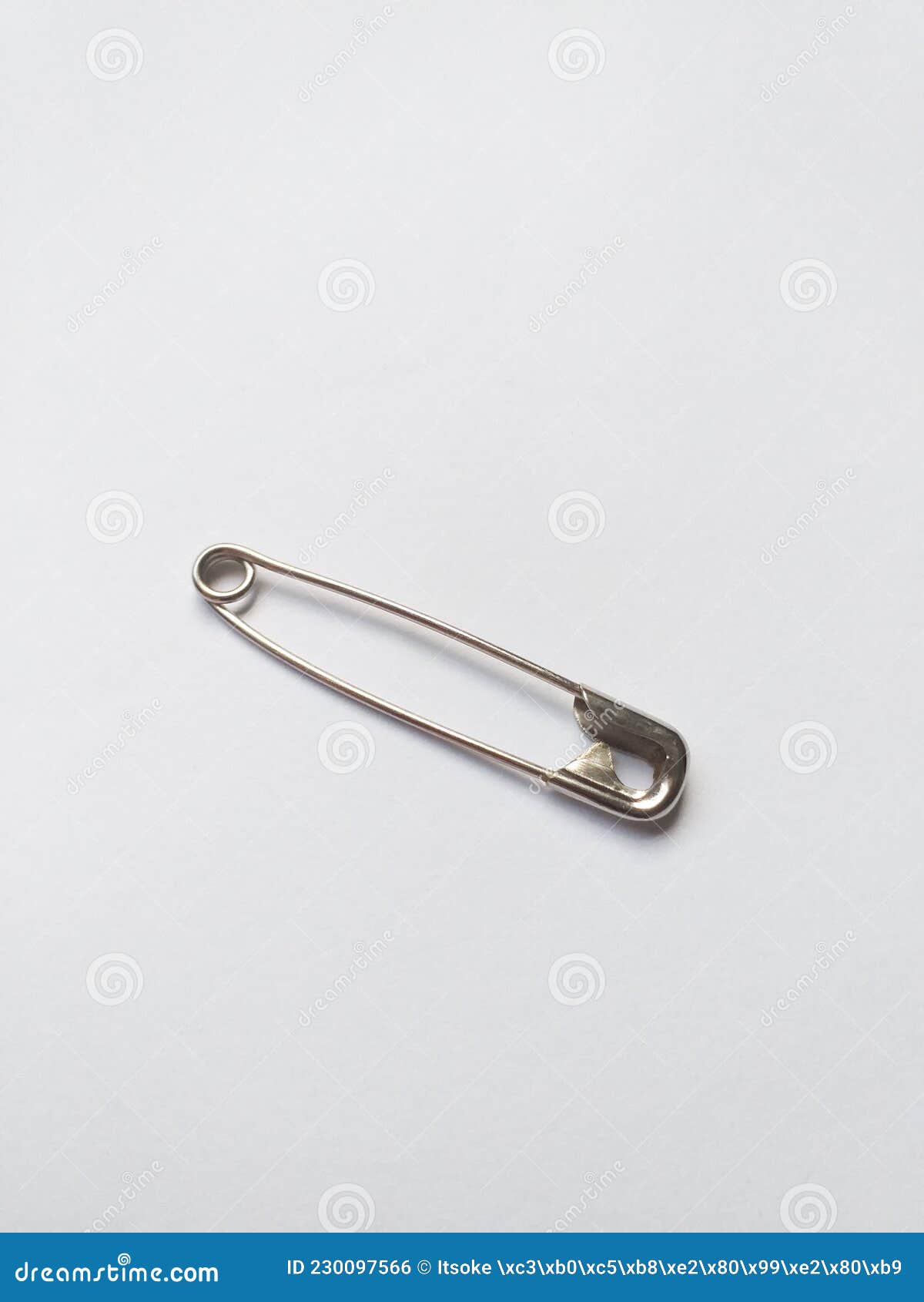 Safety pin stock photo. Image of shiny, safety, ring - 230097566
