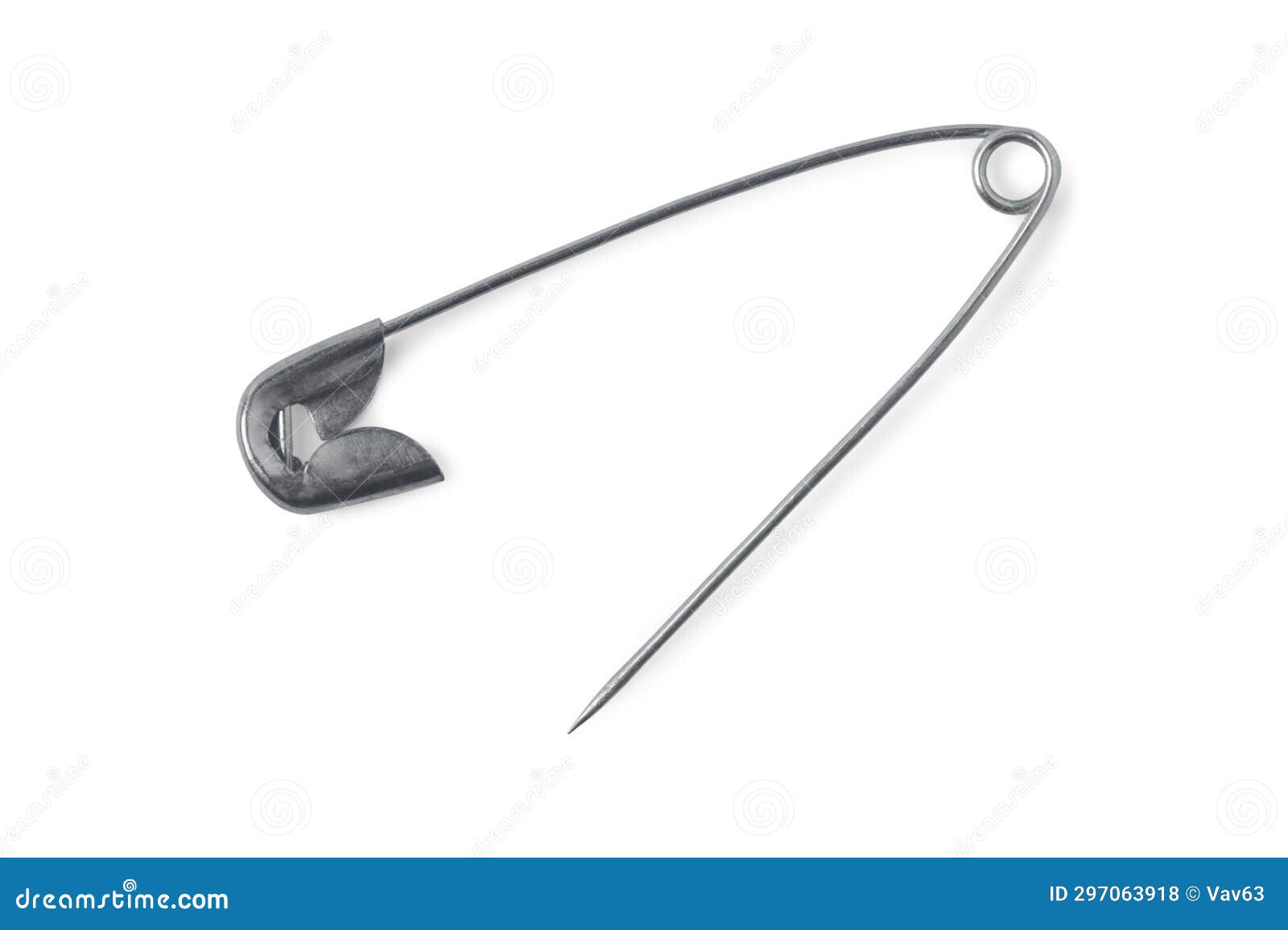 Safety pin stock photo. Image of button, fastening, still - 297063918
