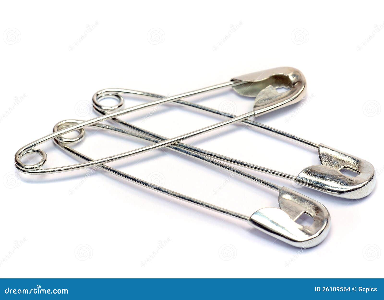 Safety pins stock photo. Image of supplies, safe, shiny - 26109564