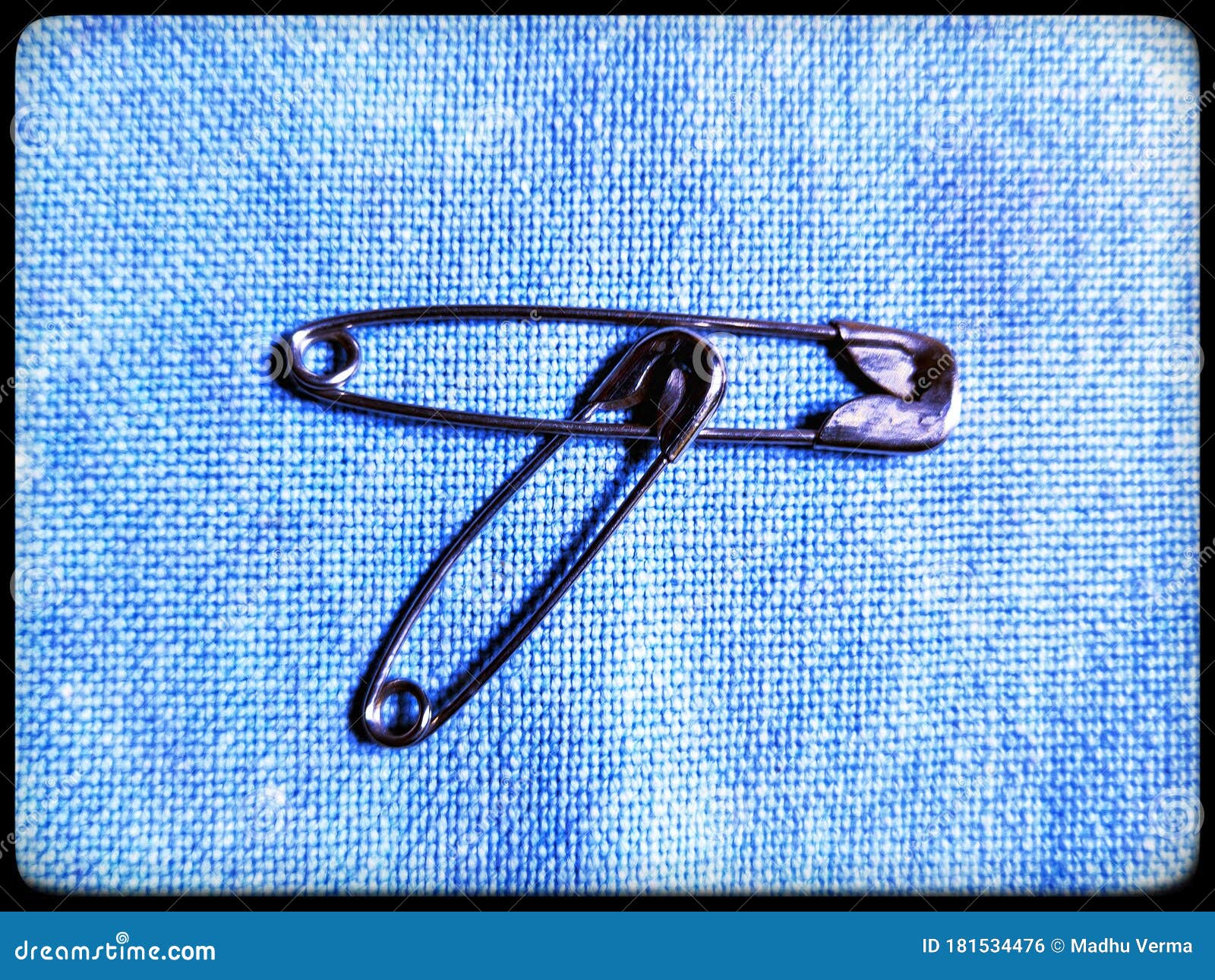 Safety Pins Engaged Concept Pic Stock Photo - Image of textures ...