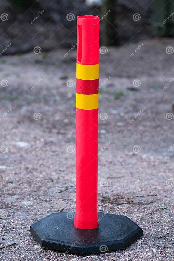 Safety pole stock photo. Image of roads, safety, plastic - 359746668