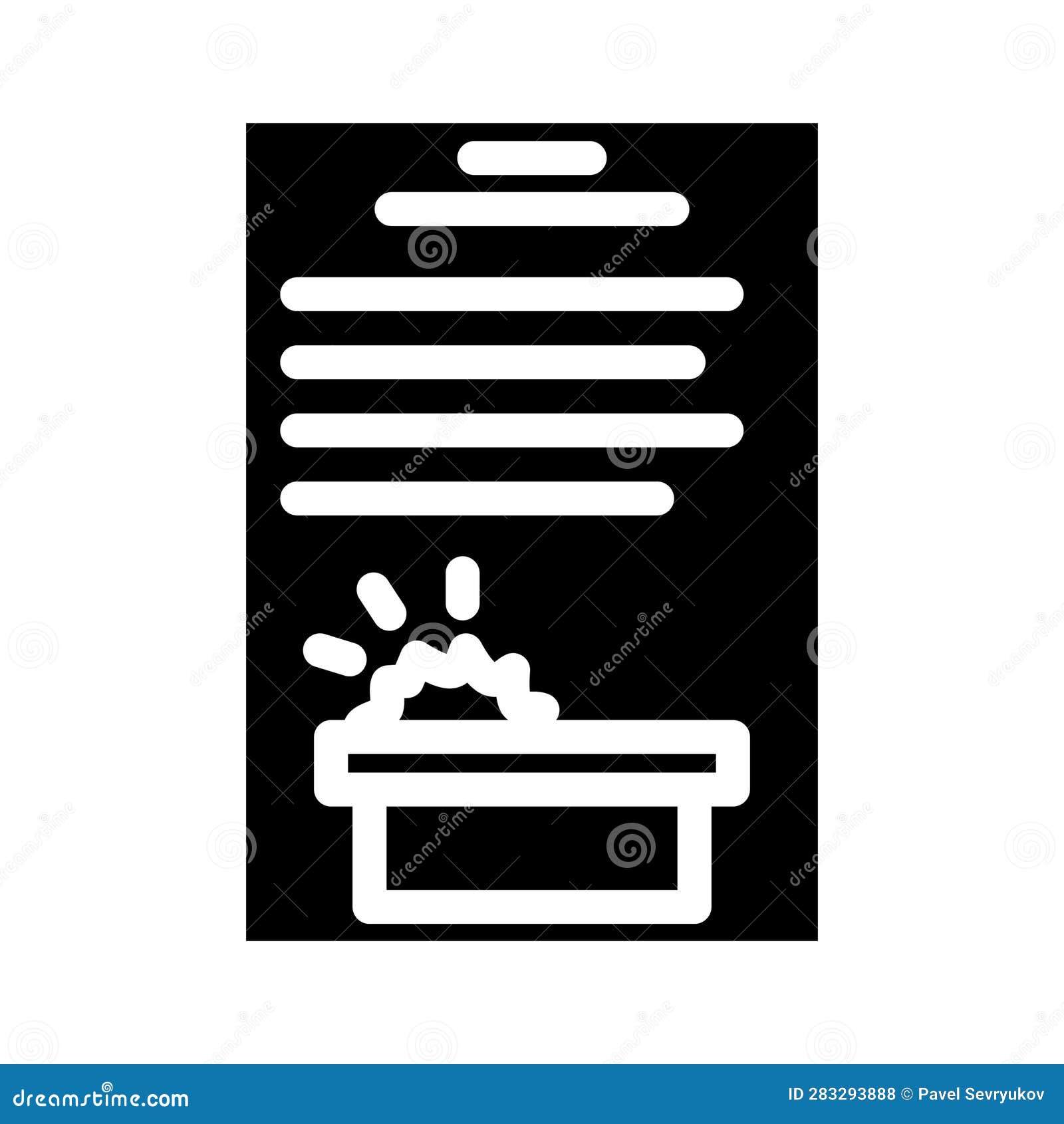 Safety Procedures Tool Work Glyph Icon Vector Illustration Stock Vector ...