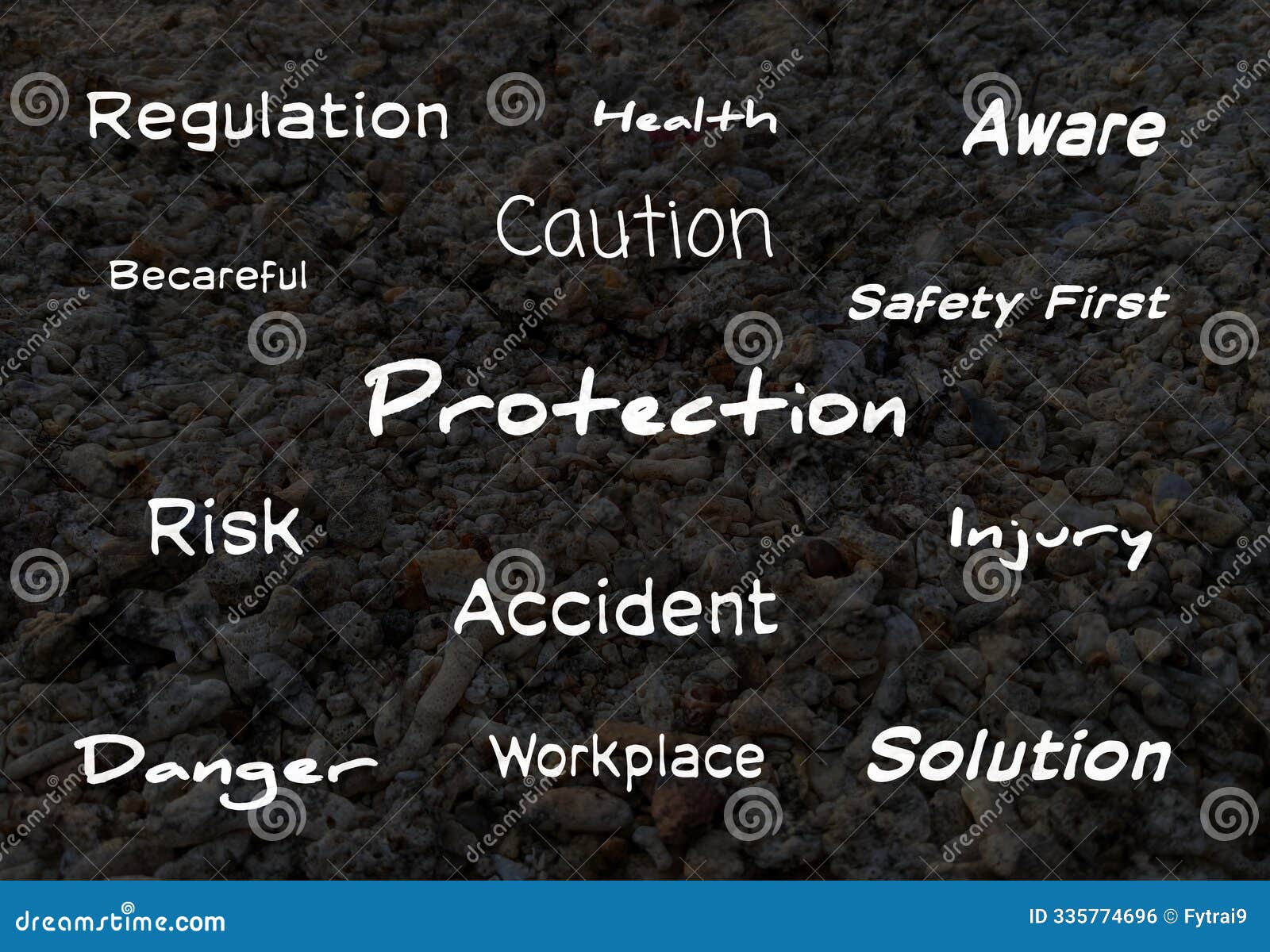 Safety and Protection Comcept with Dark Abstract Background Stock ...
