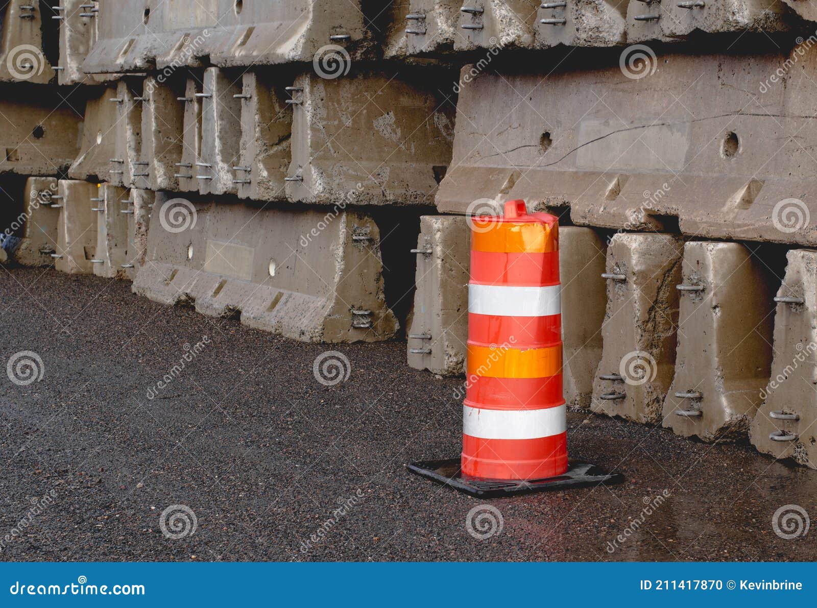 Safety Cone stock photo. Image of barricade, tough, warning - 211417870