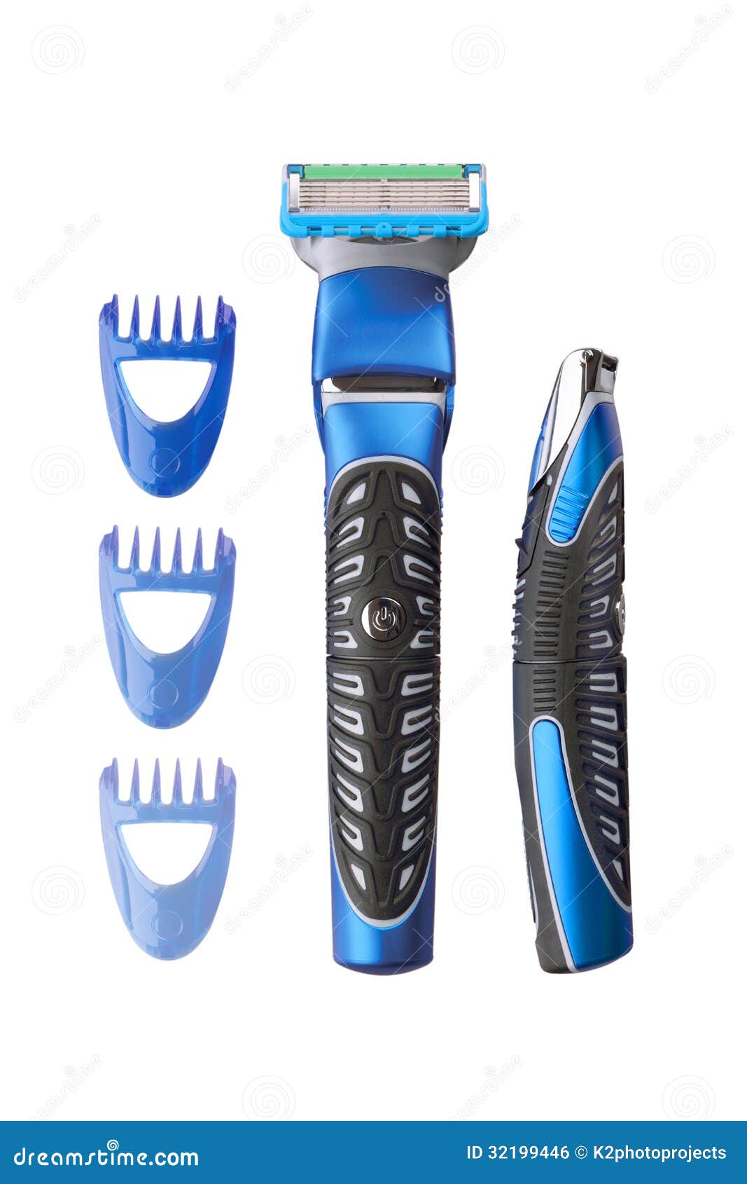 Safety Razor To Shave and Trim with Three Attachments for Cutting ...