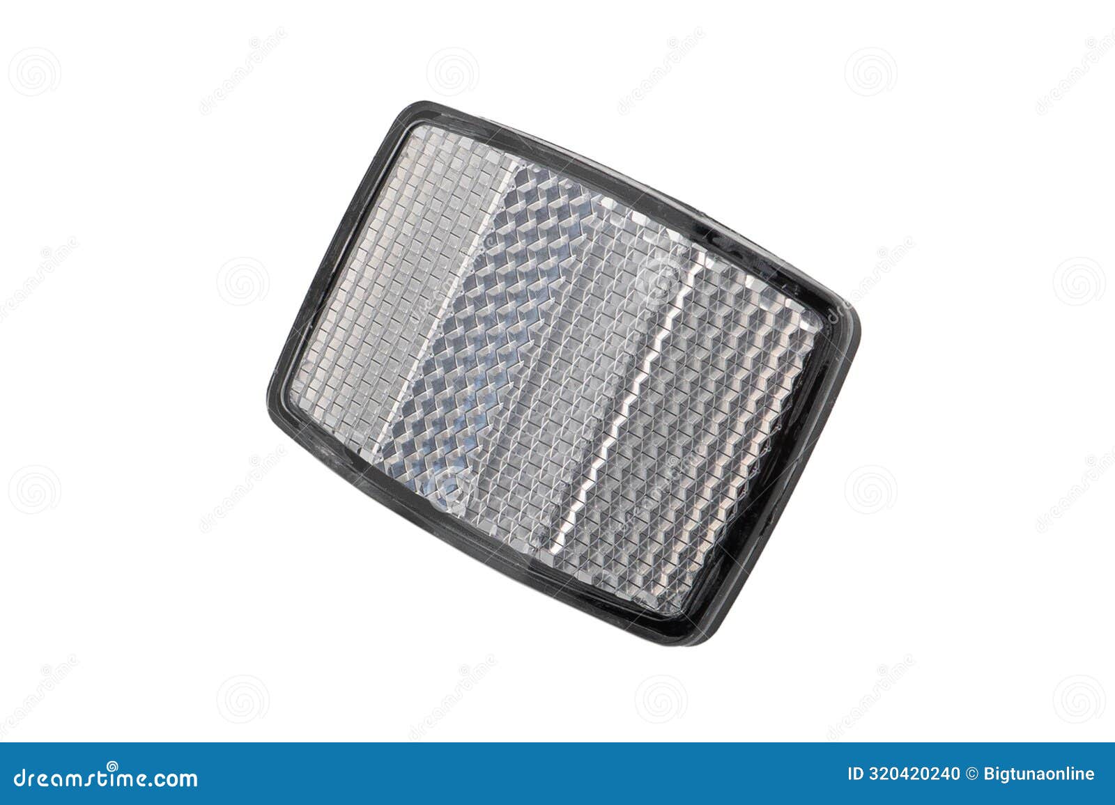 Safety Reflector Isolated on White Background. Light Reflector Isolated ...